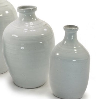 White Olive Vase | Small – Cavendish Home
