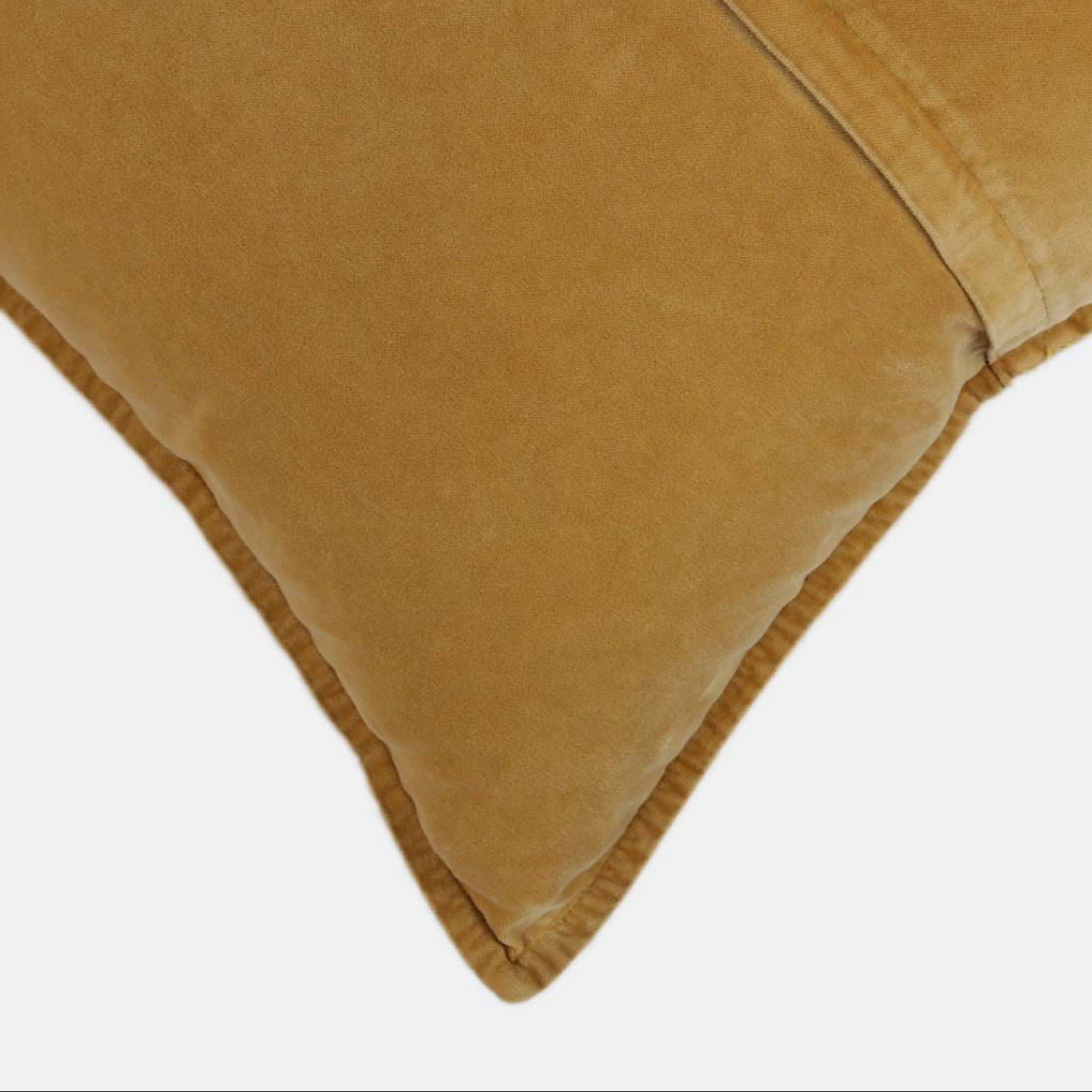 Velvet Cushion | Straw – Cavendish Home